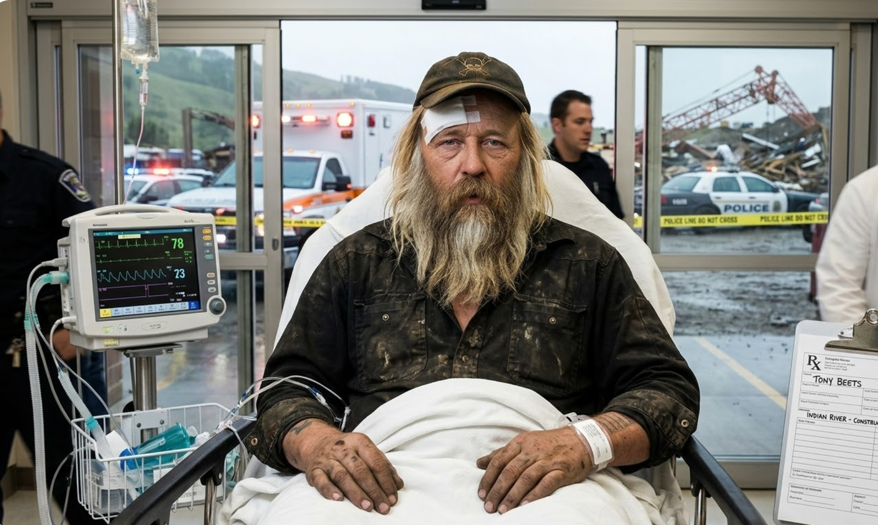 Tony Beets hospitalized after equipment collapses at Indian River ...